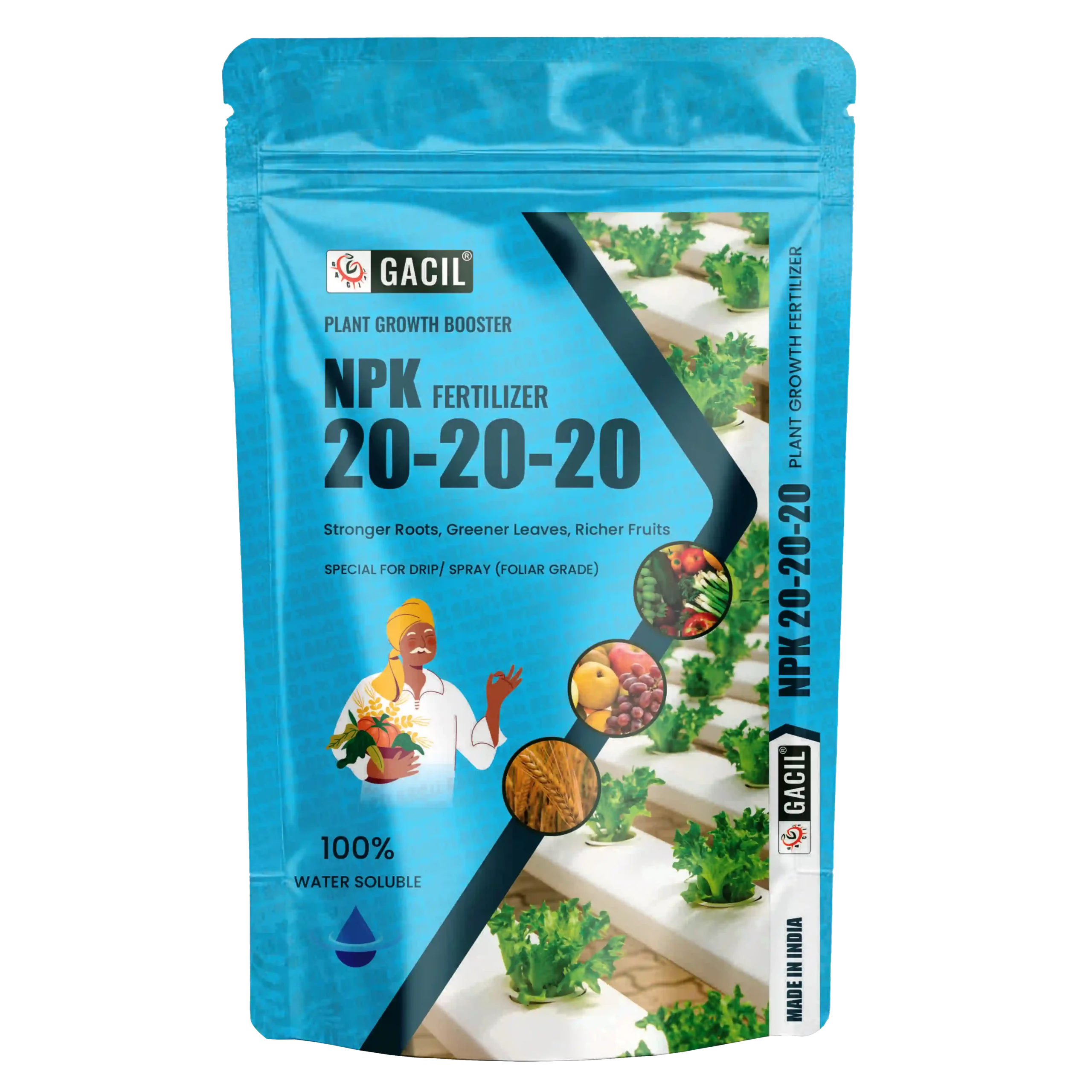 NPK 20-20-20 Fertilizer Water Soluble Fertilizer | GACIL